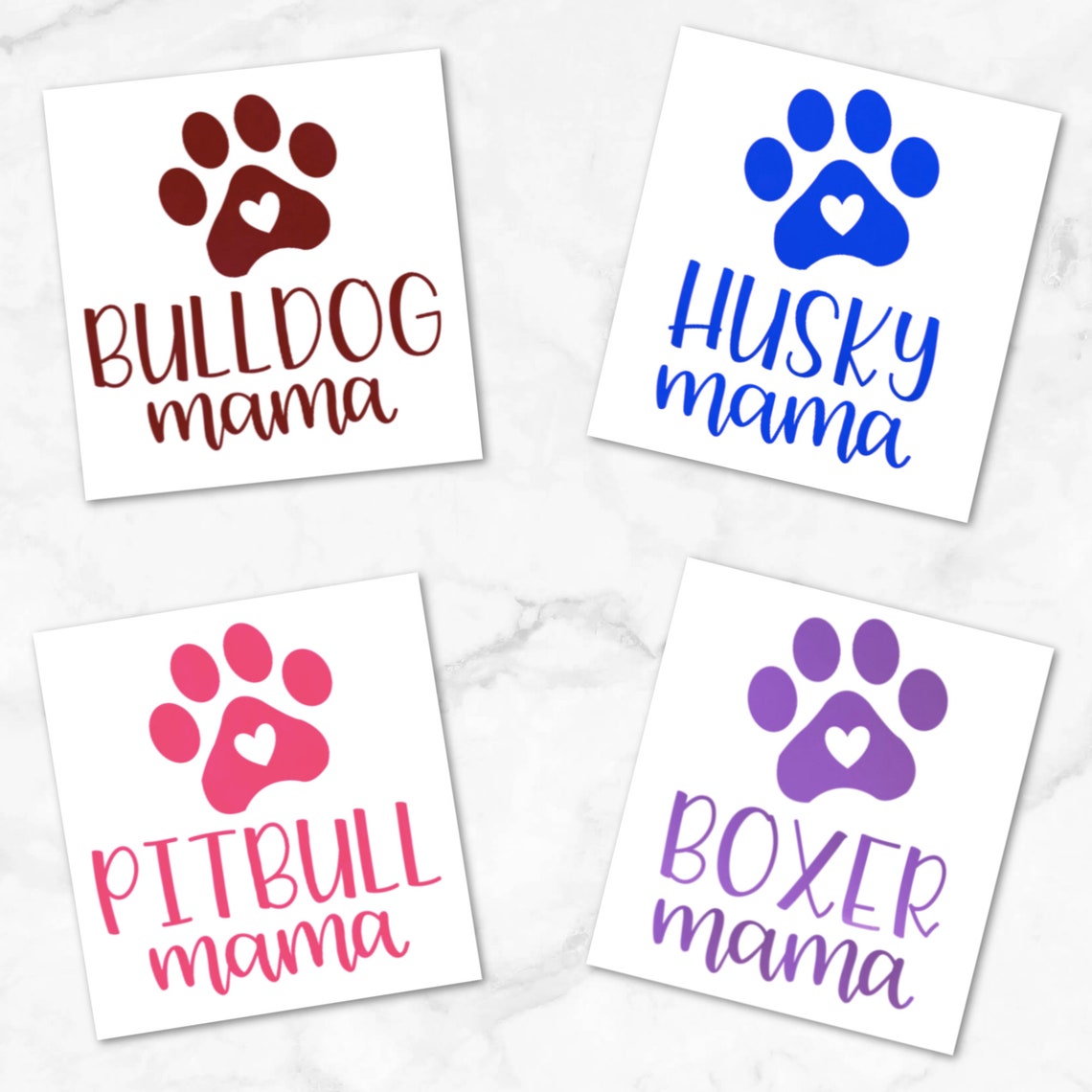 Dog Mama Decal Dog Mama Sticker Dog Mom Decal for Car Dog - Etsy