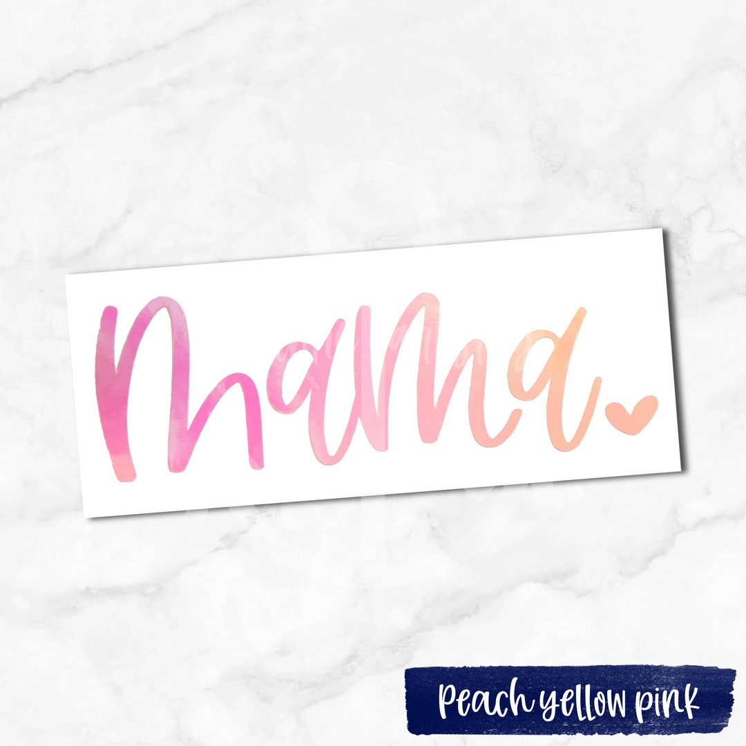 Mama Holographic Vinyl Decal, Mama Car Decal, Mom Decal Sticker for Car ...