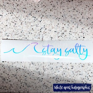 Ocean Wave Decal Sticker With Custom Word, Custom Wave Vinyl Decal ...