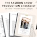 Fashion Show Production Checklist | Event Planner | Event Planning ...