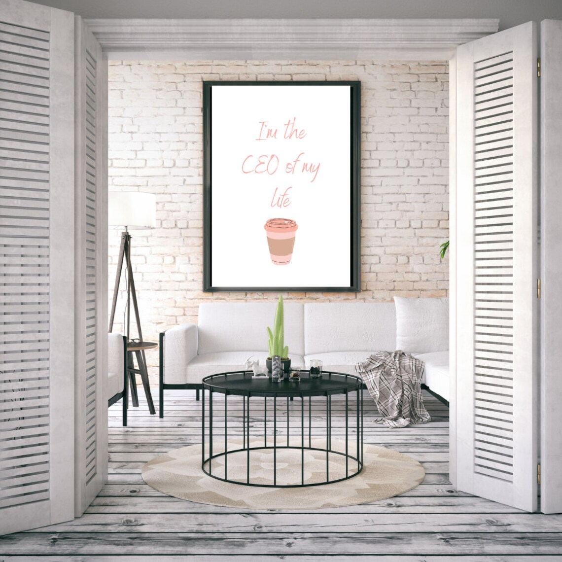 I Am the CEO of My Life Unframed Print 5 Different Sizes Included CEO ...