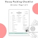 Vacay Packing Checklist Vacation Planner Printable Checklist Printable ...