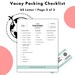Vacay Packing Checklist | Vacation Planner Printable | Checklist ...
