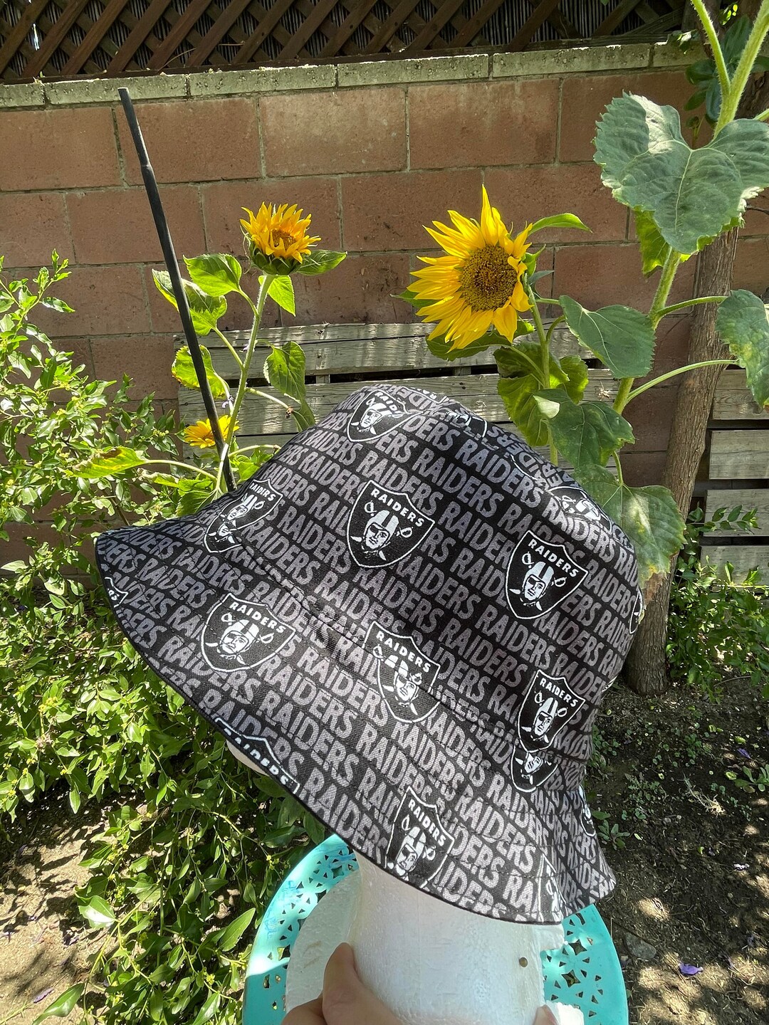 Las Vegas Raiders Cotton Bucket Hats Mask Options - Etsy