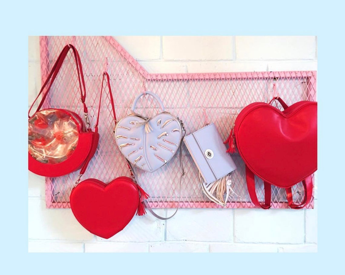 Heart Backpack - Etsy