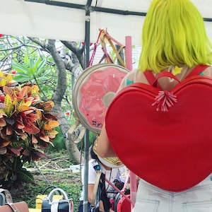 Heart Backpack - Etsy