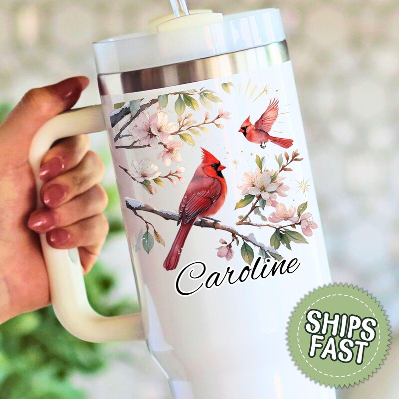 Cardinal and Straw - Etsy