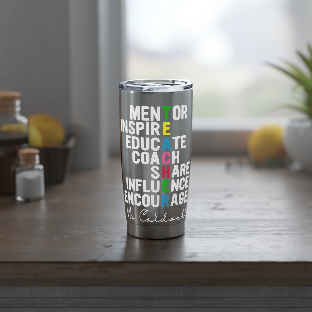 Personalized Mentor Coffee Tumbler, Gift for Boss, Gift for Teacher ...