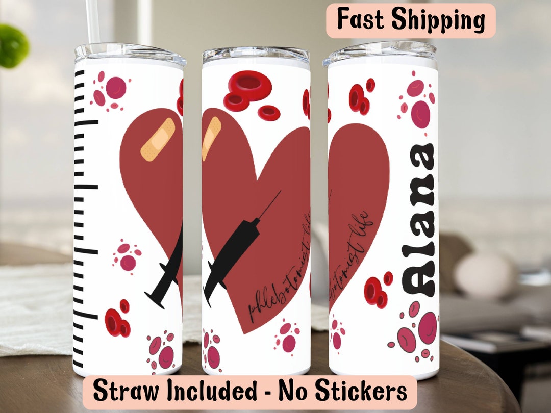 Personalized Phlebotomist Coffee Tumbler, Phlebotomist Gift ...