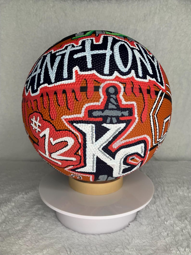 Custom, Hand-painted, Commemorative Basketball - Etsy