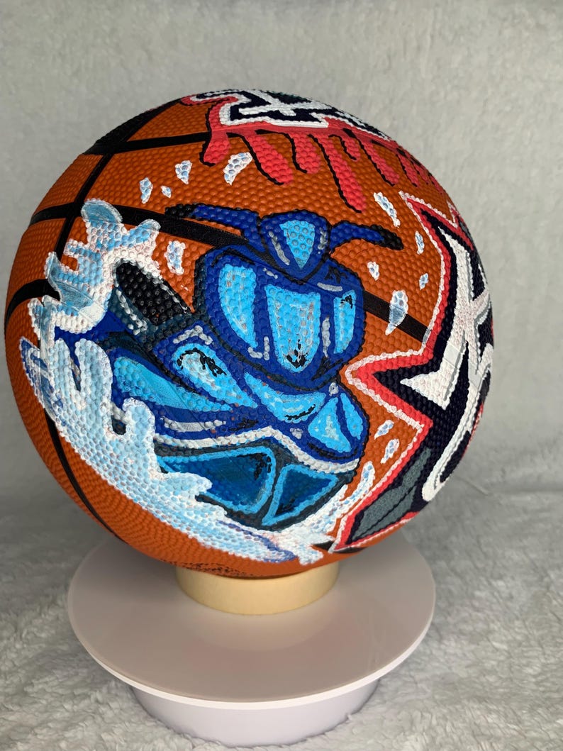 Custom, Hand-painted, Commemorative Basketball - Etsy