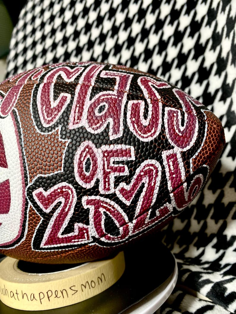 Custom, Hand-painted, Commemorative Football - Etsy
