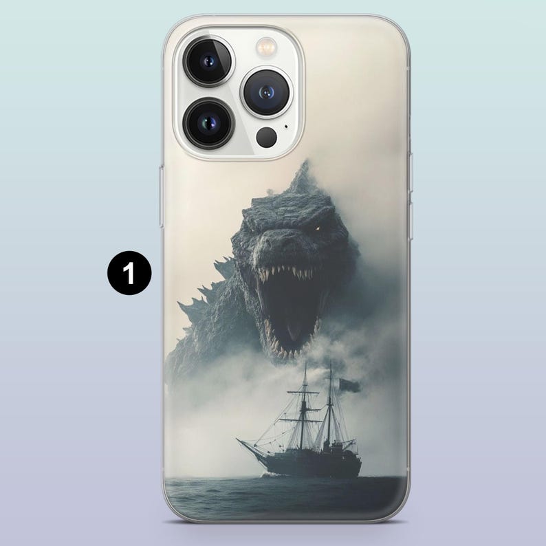 Godzilla Phone Case Kaiju Monster King Kong for iPhone 16,15,14,13,12 ...
