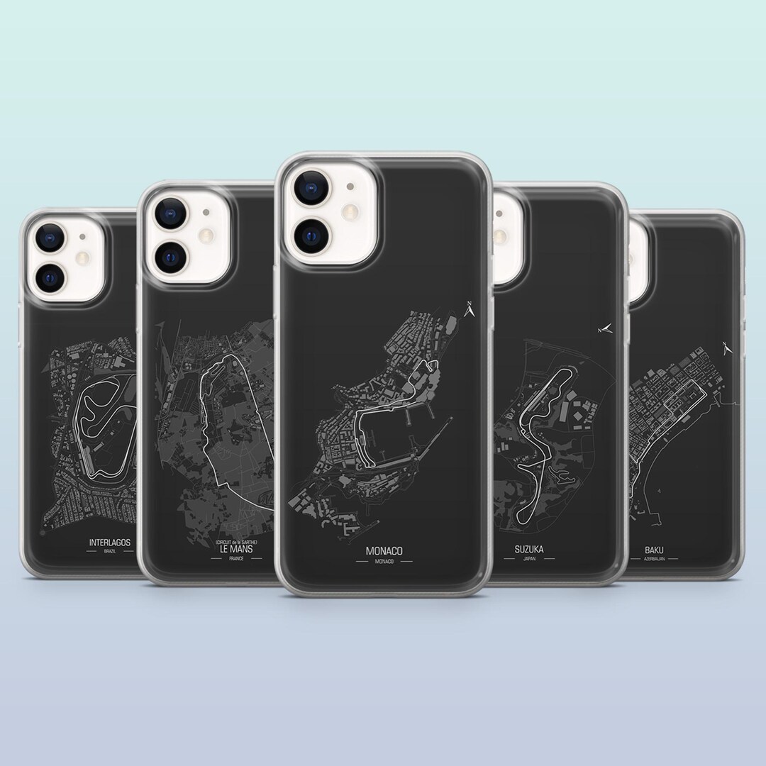 Formula Track Phone Case Racing F1 Competition for iPhone 16,15,14,13 ...