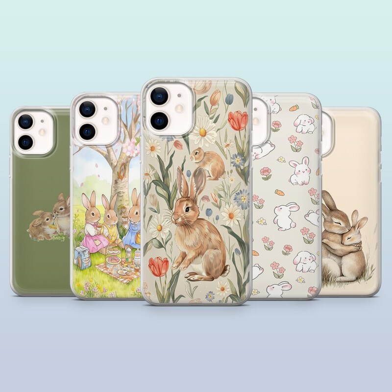 Rabbit Phone Case - Etsy