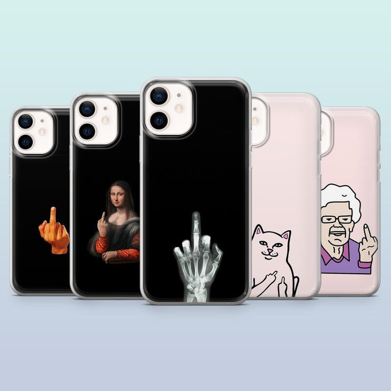 iPhone Middle Finger Case - Etsy