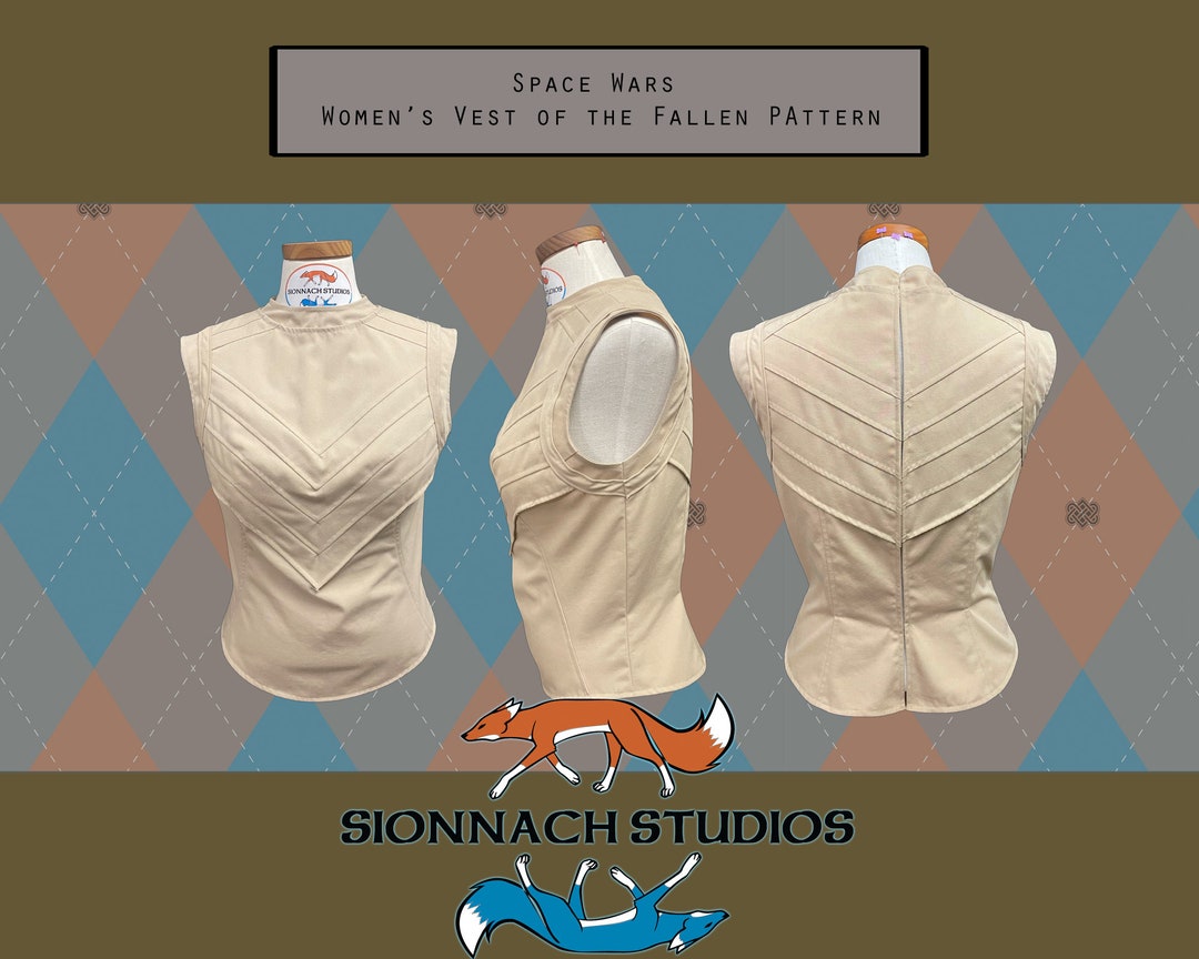 Women's Vest of the Fallen Pattern Inspired by Shin Hati on Ahsoka - Etsy