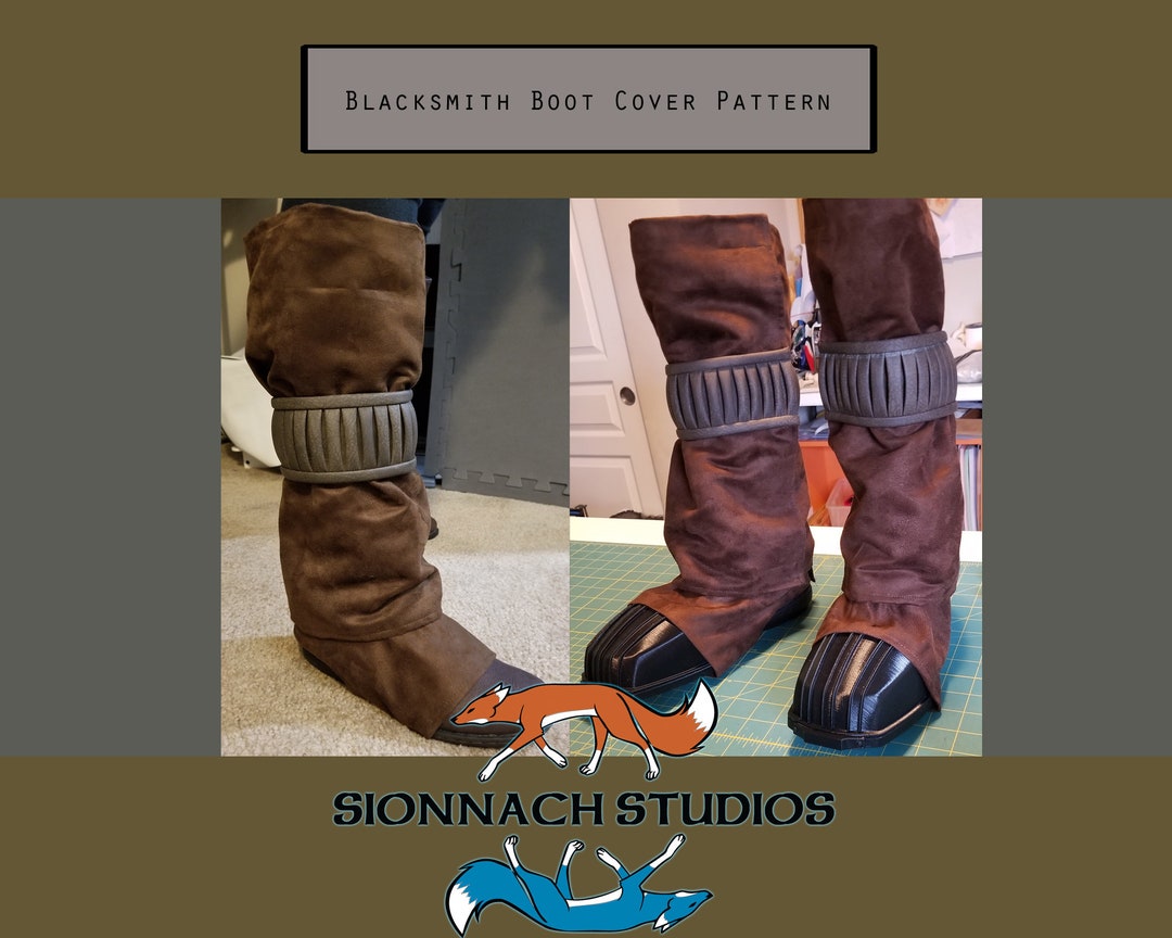 Blacksmith Boot Cover, Gaiter, Spats Pattern Inspired by the Armorer ...