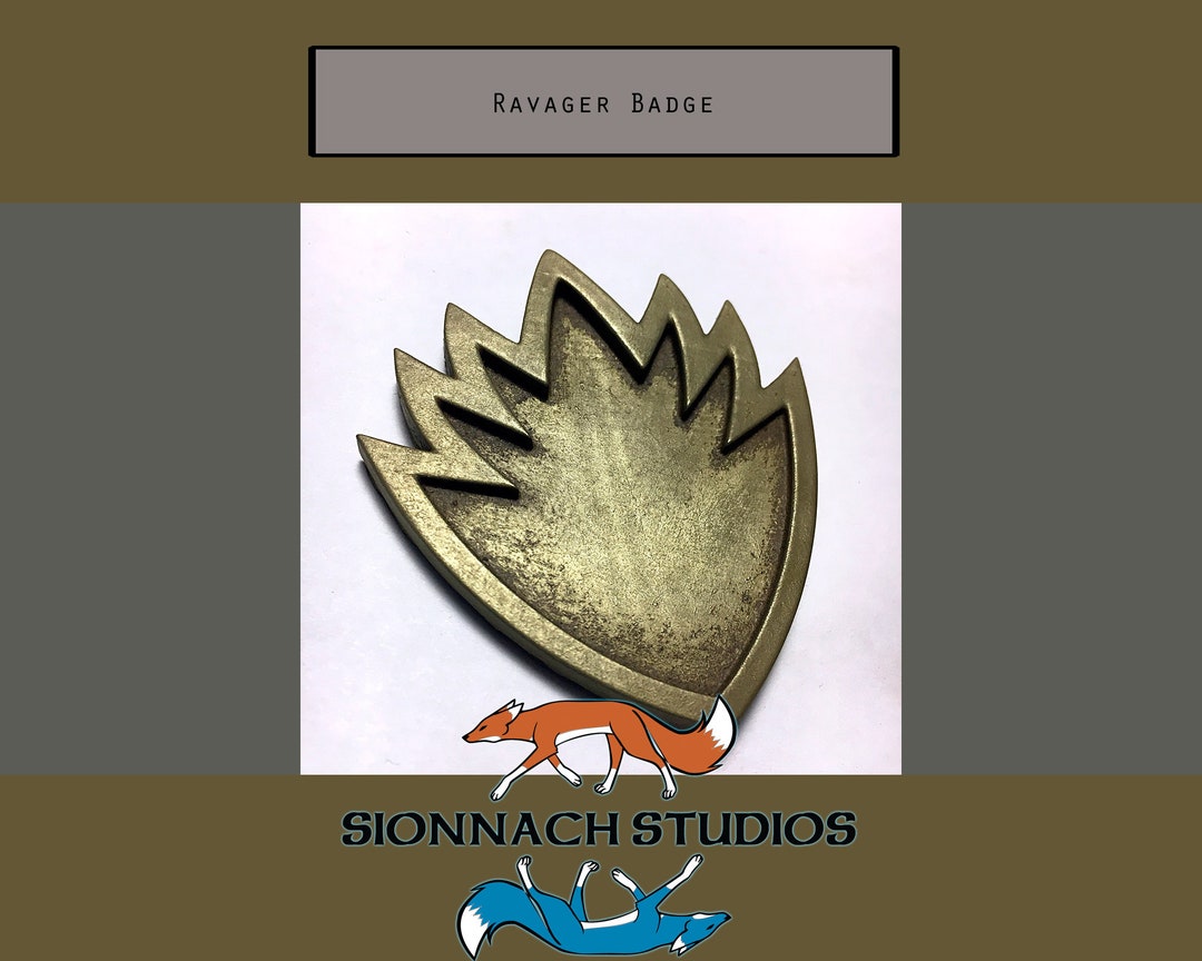 Guardians of the Galaxy Inspired Ravager Prop Badge for Cosplay - Etsy ...