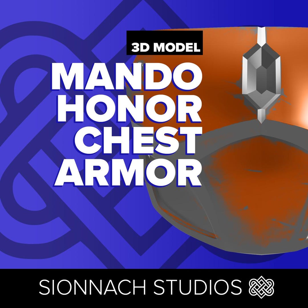 Space Wars Mandalorian Honor Chestplate and Backplate - STL Files for ...