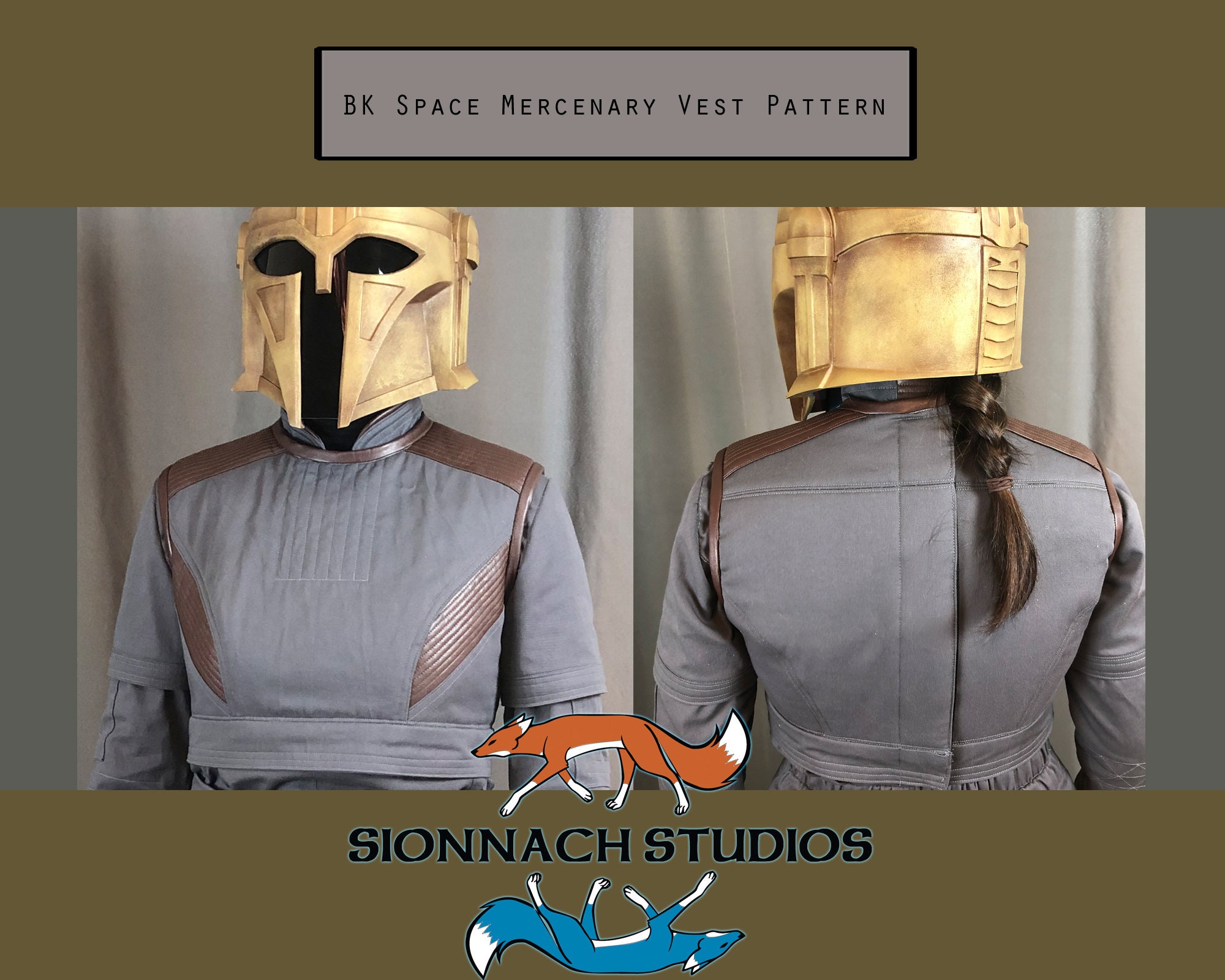 Women's BK Space Mercenary Vest Pattern V2 Inspired by Bo-katan on the ...