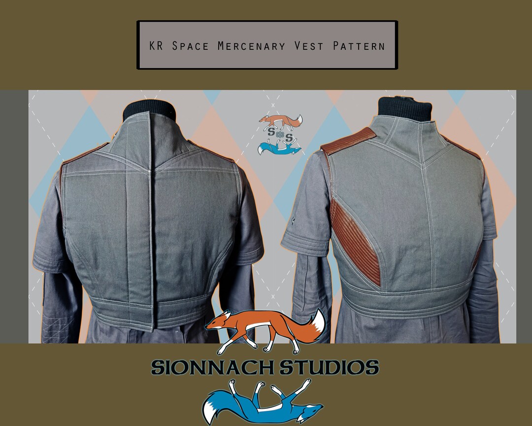 Women's KR Space Mercenary Vest Pattern Inspired by Koska on the ...