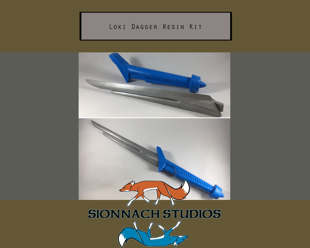 Thor Ragnarok Loki Inspired Dagger for Cosplay - Unfinished Resin Kit ...