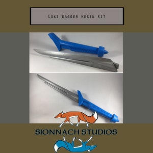 Thor Ragnarok Loki Inspired Dagger for Cosplay - Unfinished Resin Kit ...