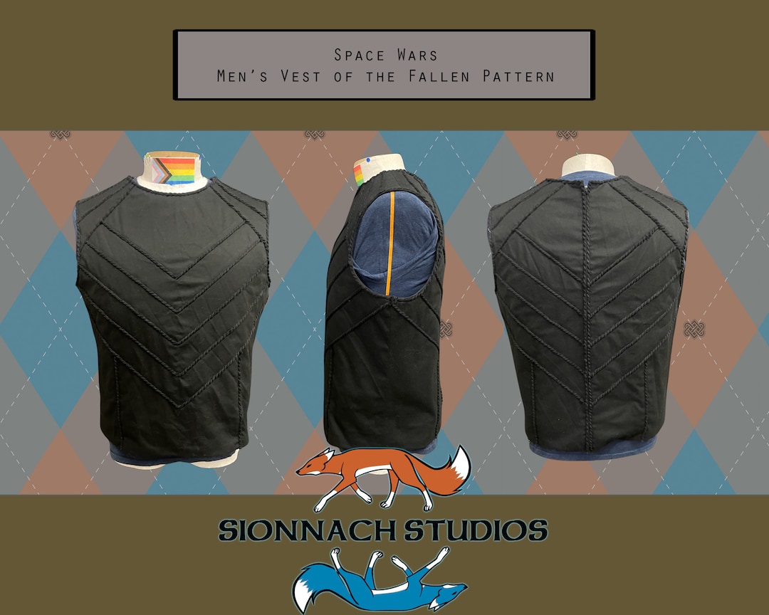 Men's Vest of the Fallen Pattern Inspired by Baylan Skoll on Ahsoka - Etsy