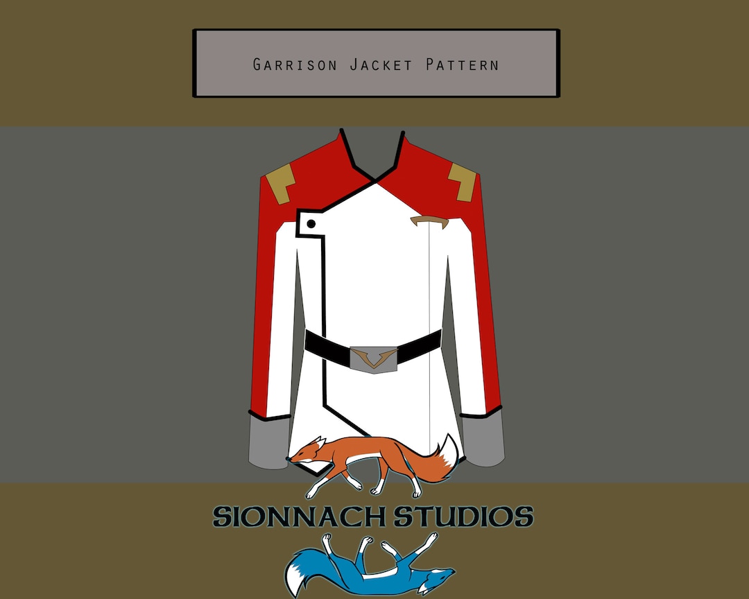 Voltron Inspired Galaxy Garrison Jacket Pattern for Cosplay - Etsy