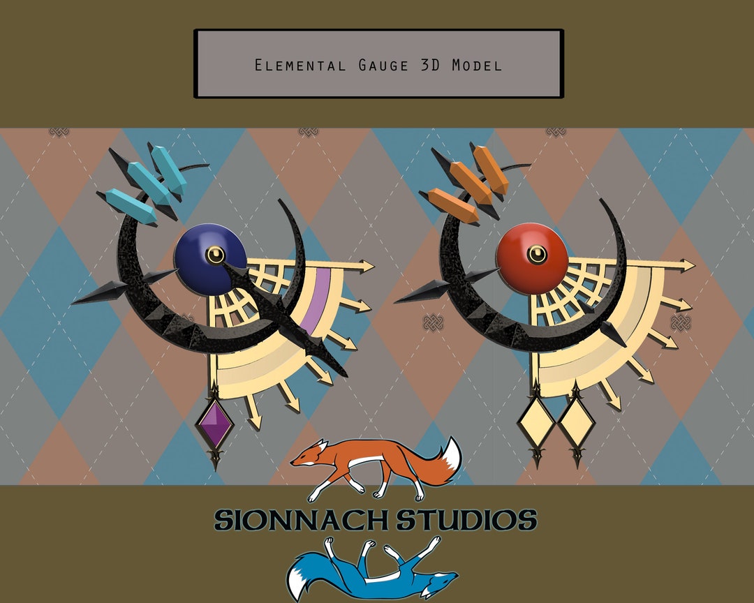 Final Fantasy XIV - Elemental Gauge - STL Files for 3D Printing - Etsy