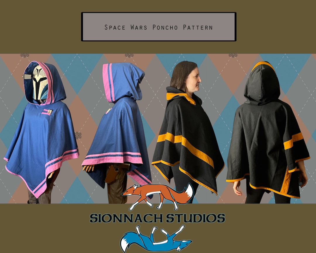 Space Wars Poncho Pattern Inspired by Star Wars - Etsy