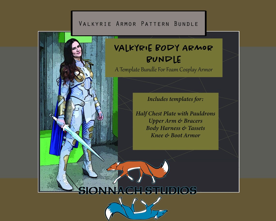Valkyrie Inspired Body Armor Template Bundle - Etsy Canada