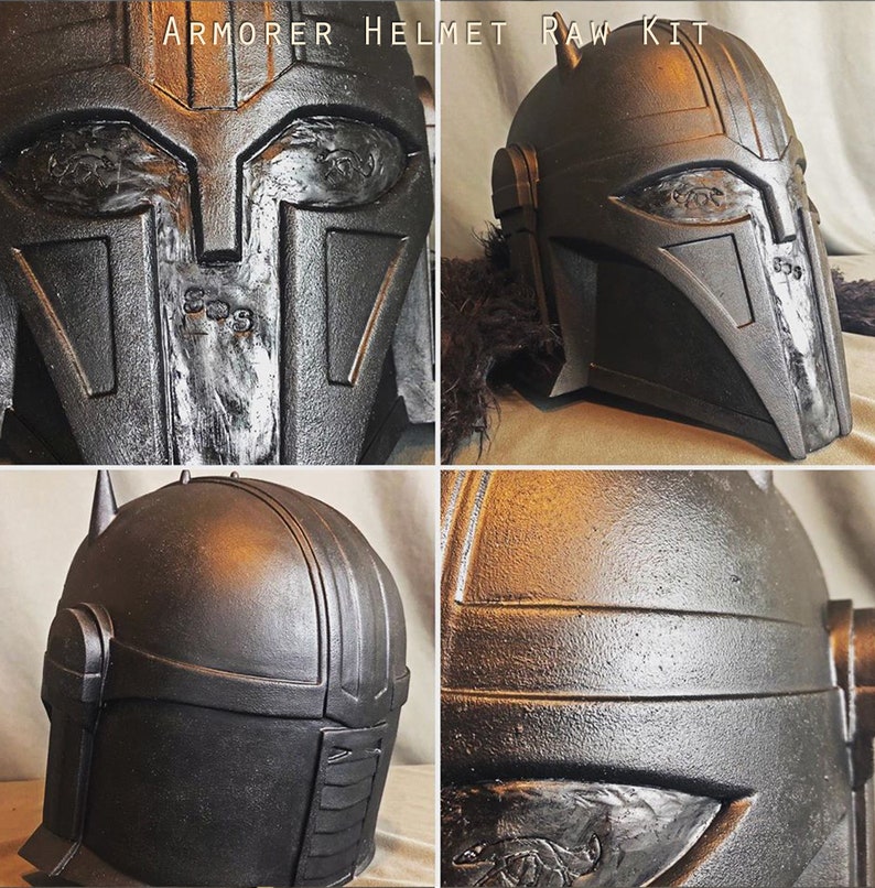 Resin Helmet Inspired by the Armorer Blacksmith from the - Etsy