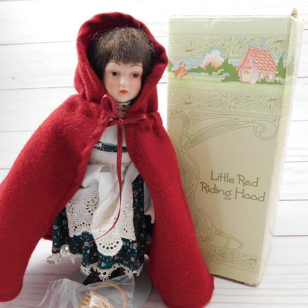 Red Riding Hood Doll - Etsy