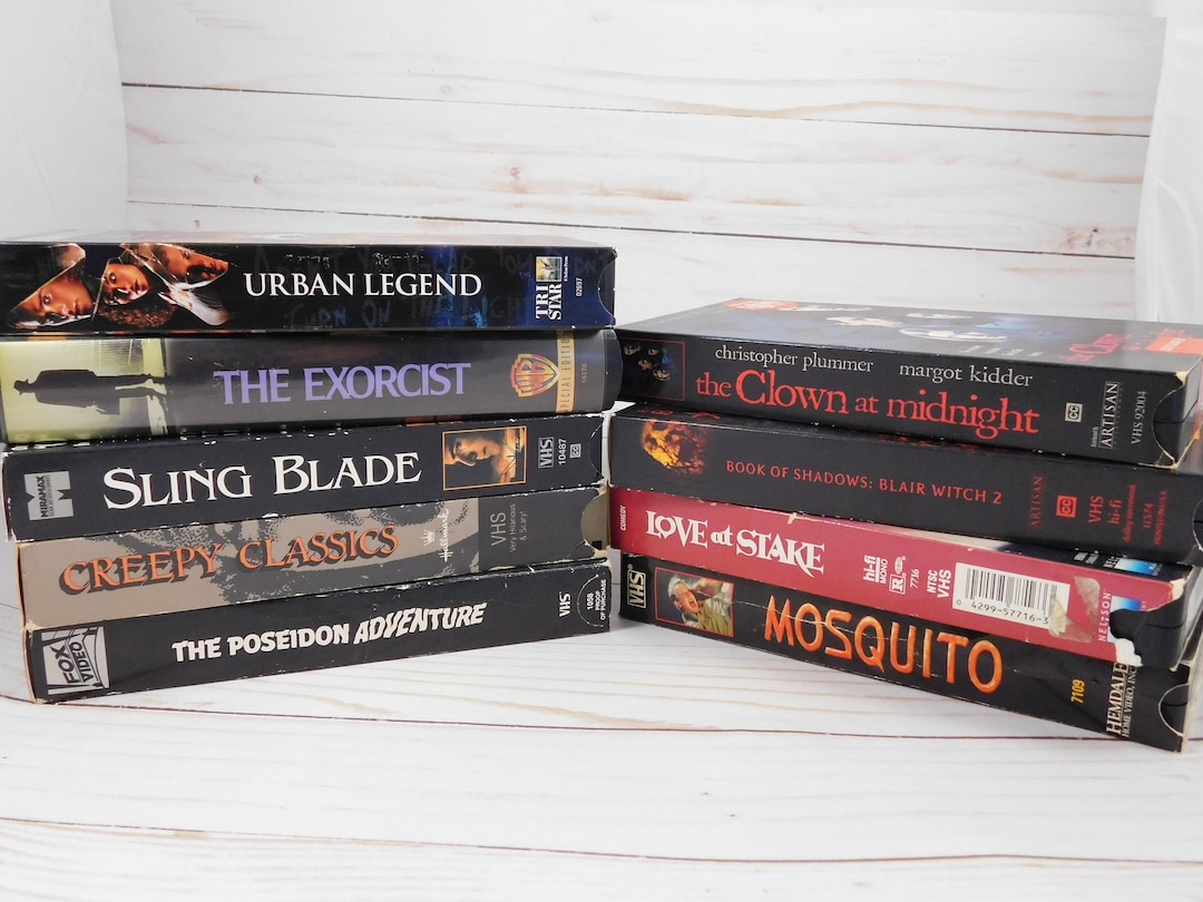 One - Horror Thriller Movies VHS Tape, Creepy Classics, Servants of ...