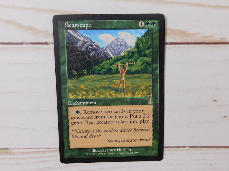Bearscape x4 Magic the Gathering Karten, MTG, Rare, Odyssey Edition ...