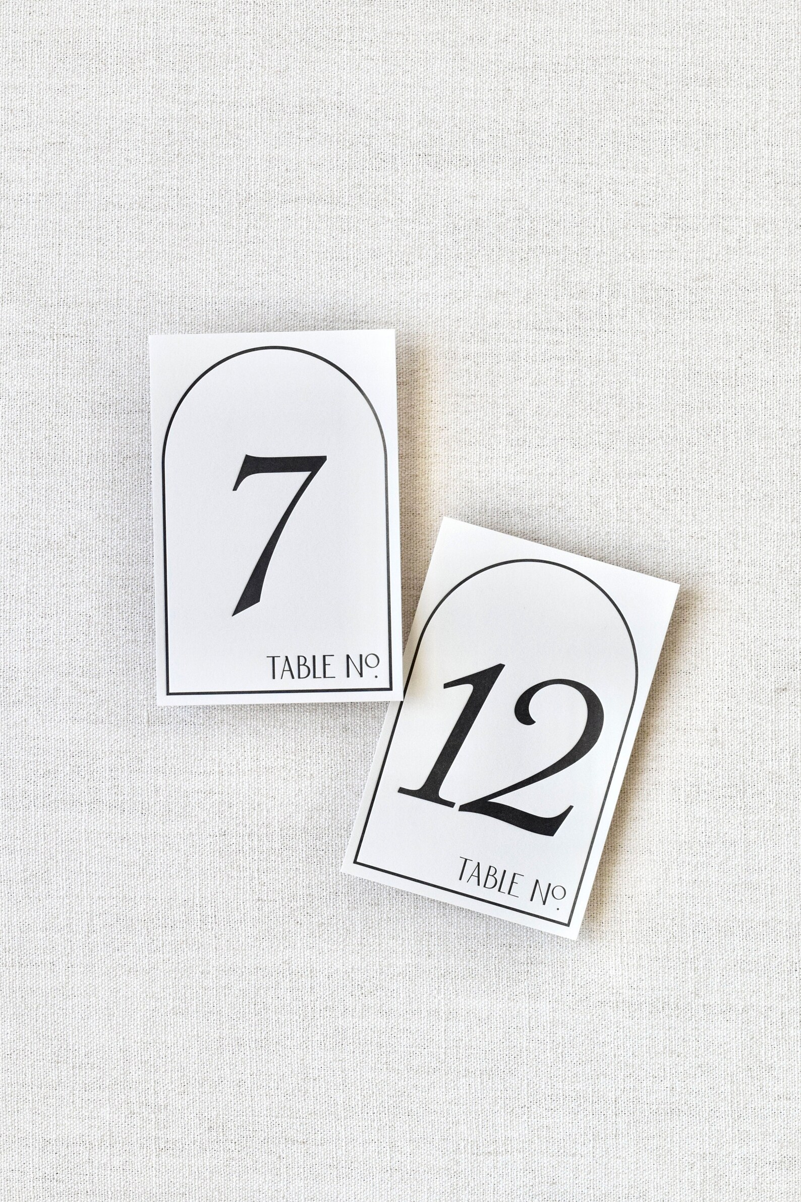 Modern Black Letterpress Table Numbers Set of 20 or 30 Cards - Etsy
