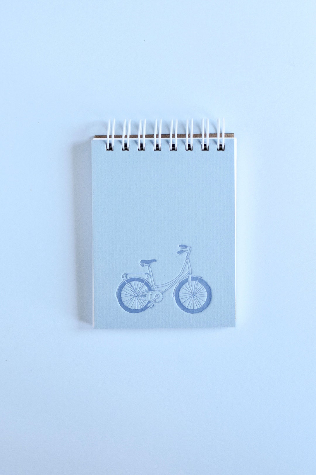 Blue Bicycle Petite Notes | Mini Spiral Notebook - Etsy