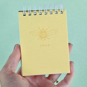 Honey Bee Petite Notes | Mini Spiral Notebook - Etsy