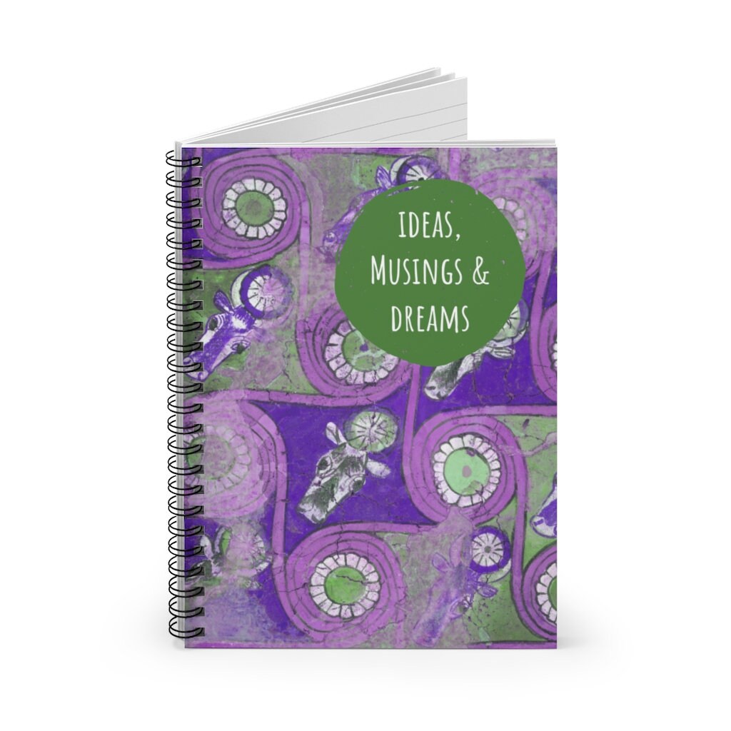 Ancient Egyptian Design Spiral Notebook - Ruled Line (purple) | Dream ...