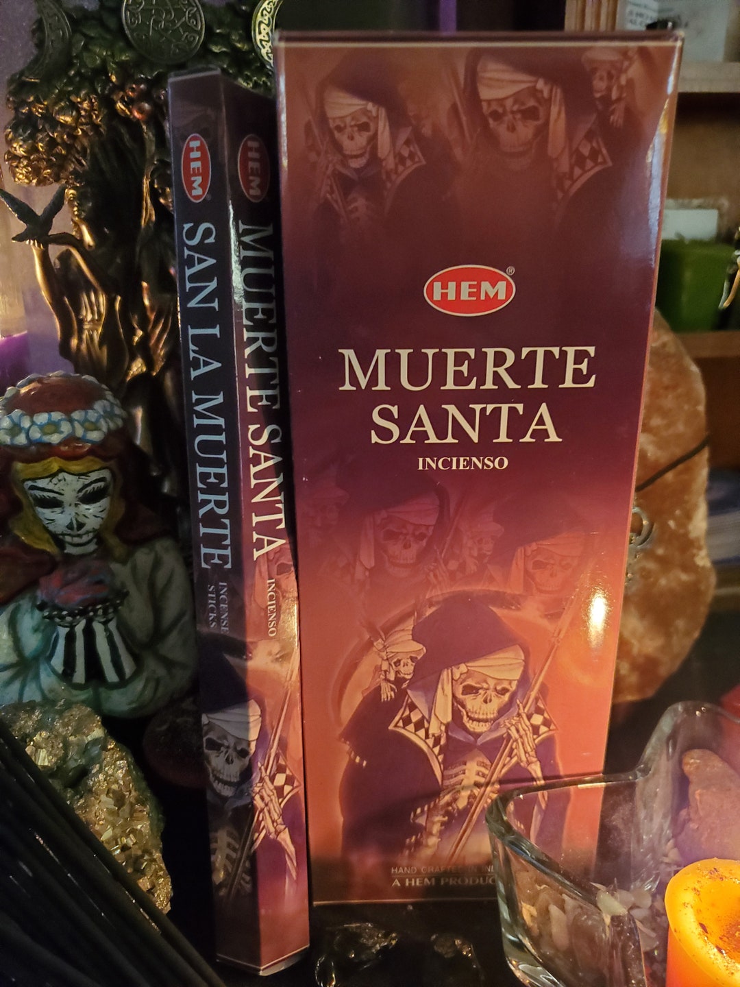 Santa Muerte Incense/ Hem Incense/ African Powers/ 20 Sticks/ Gift ...