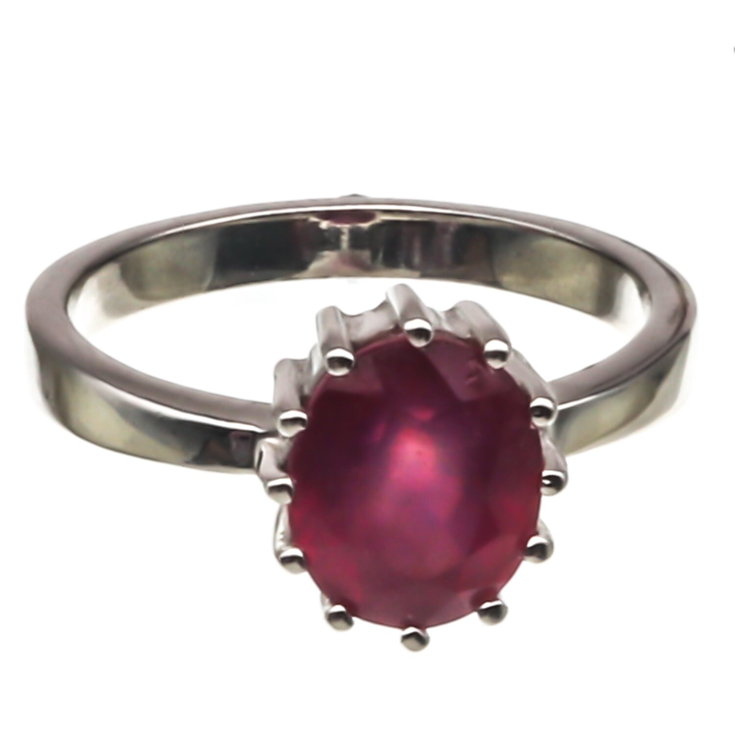 Ruby, Ruby Ring, Natural Ruby Ring, Genuine Ruby Ring, Small Ruby Ring ...