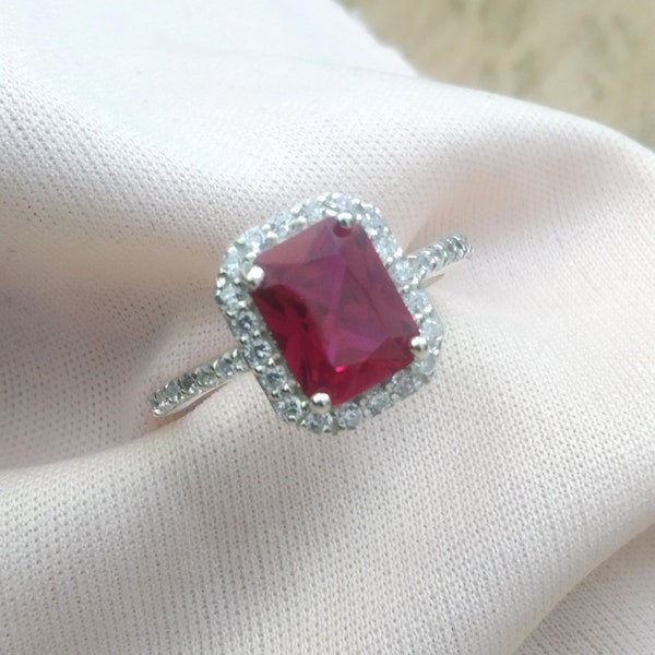 Raw Ruby Ring - Etsy