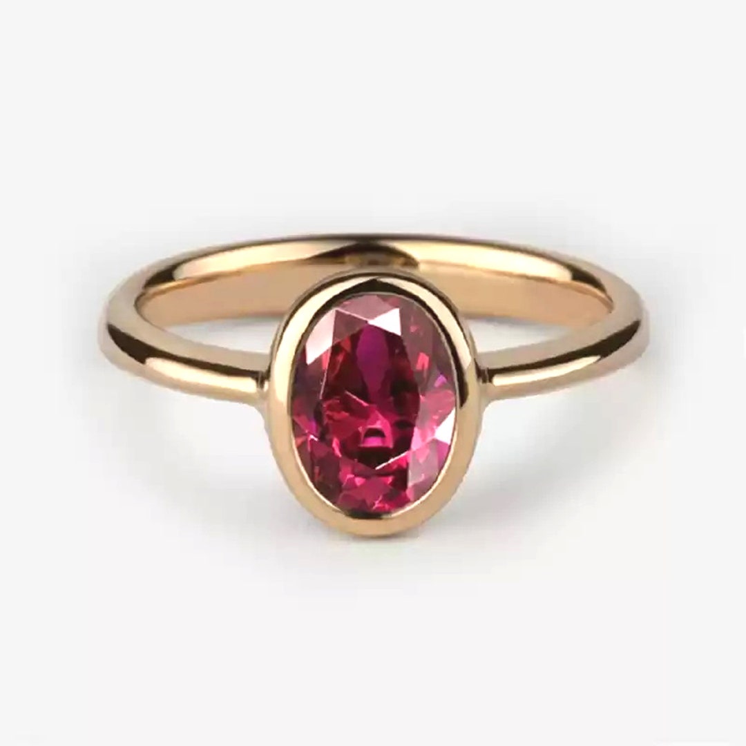 Natural Ruby Ring Ruby Rings - Etsy
