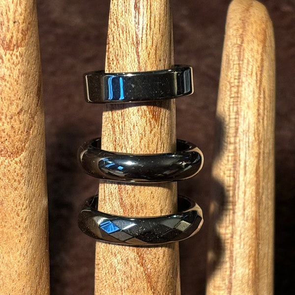Hematite Ring - Etsy