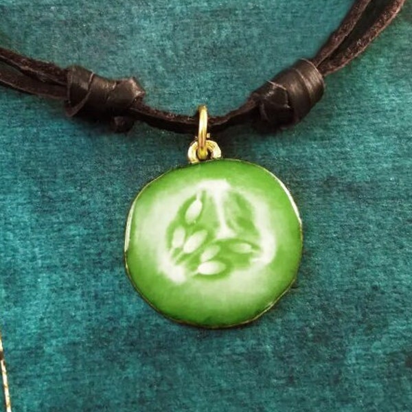 Pickle Necklace - Etsy
