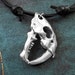 Saber Tooth Necklace LARGE Skeleton Fossil Necklace Sabre Tooth Tiger ...