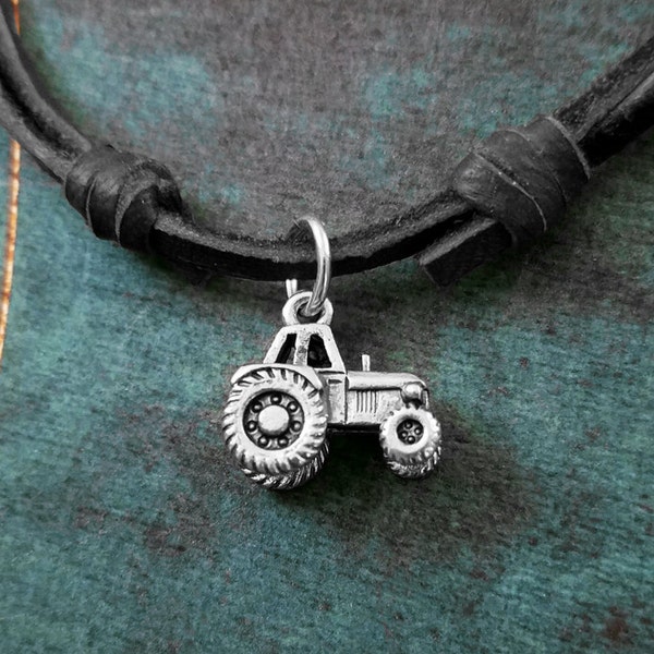 Tractor Necklace - Etsy