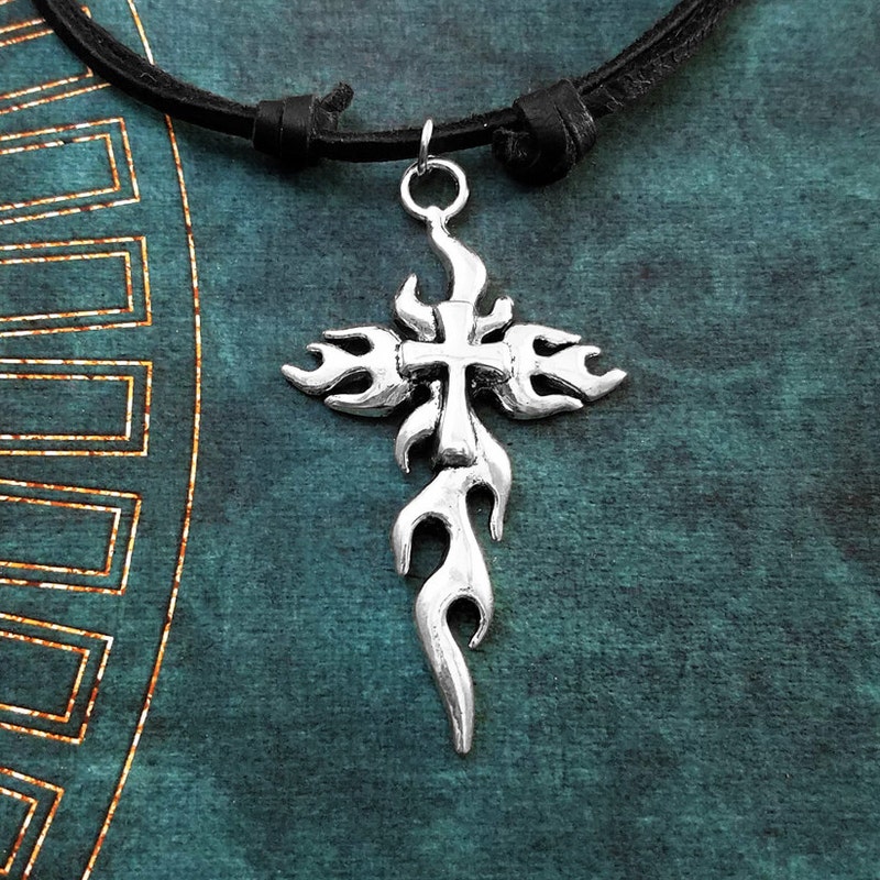 Flame Chain Necklace - Etsy